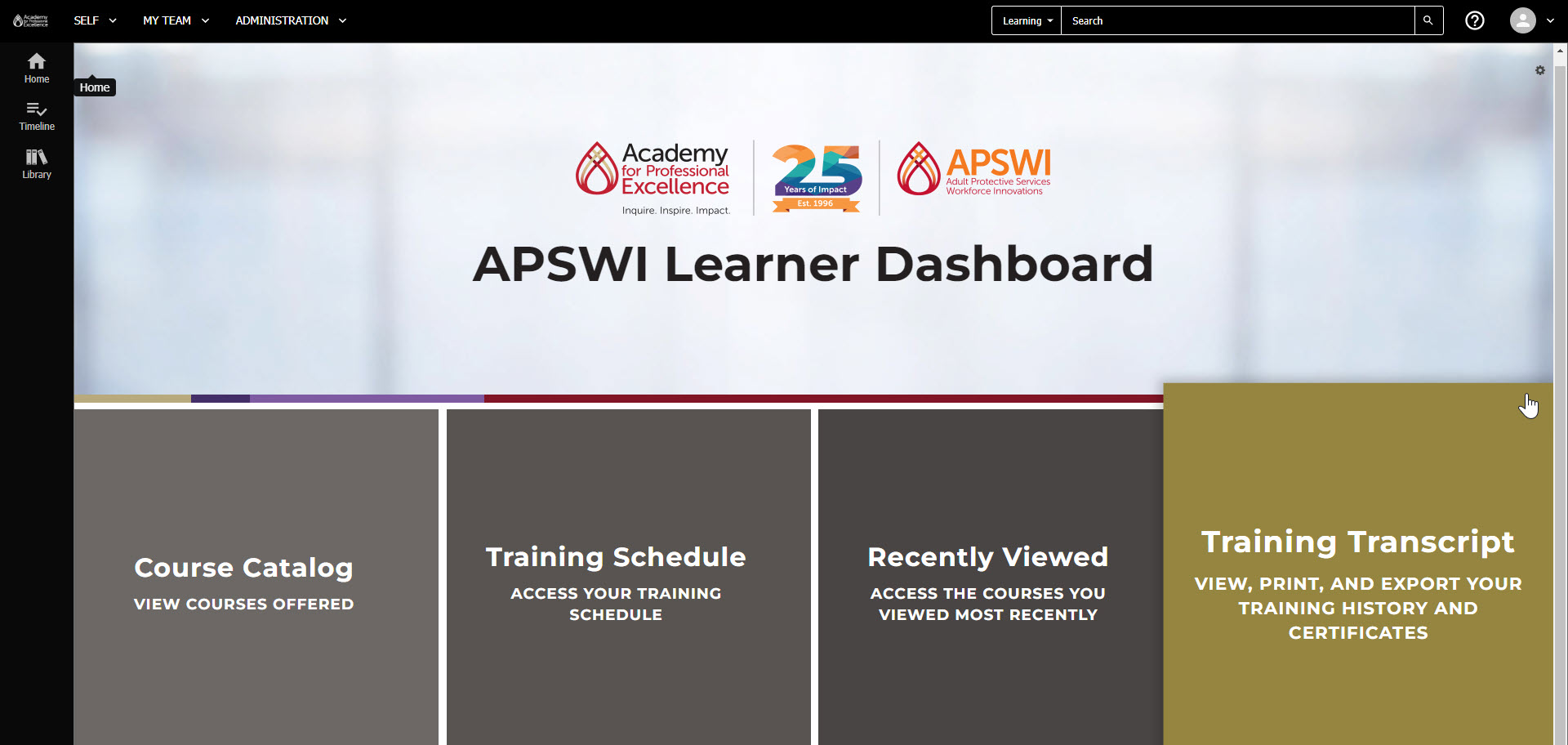 Certificates and Transcripts - Academy for Professional Excellence